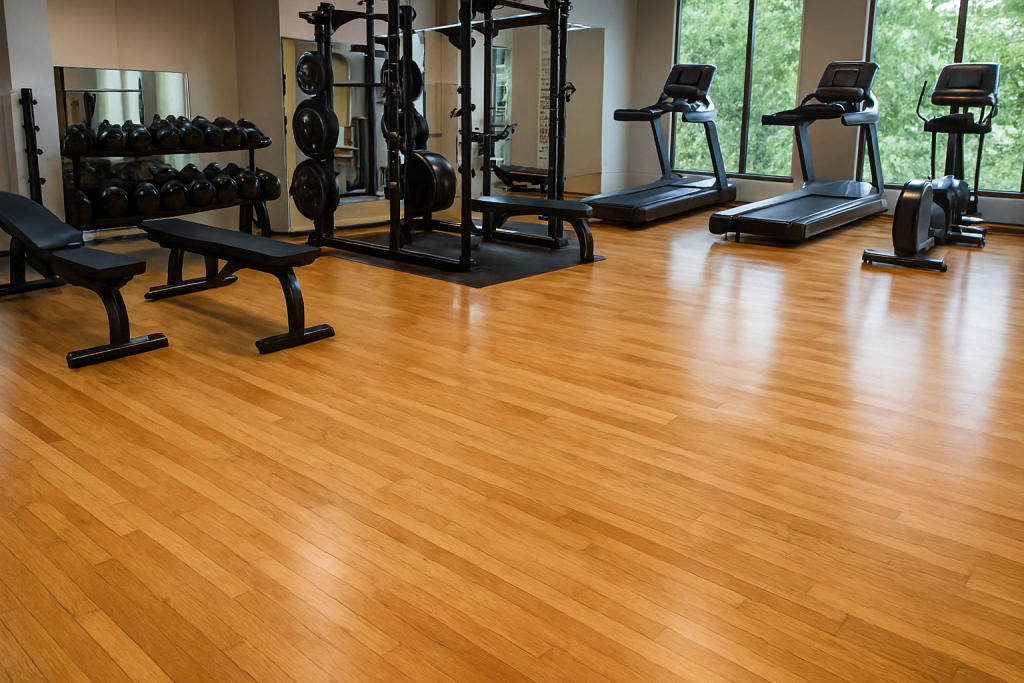 Best Gym Flooring Over Wood – What Works and Why - NBFloor Sports Flooring
